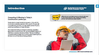 Win More Profitable Construction Projects